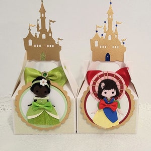 Princess Favor Boxes/ Princess Birthday Party Boxes/ Princess Party ...