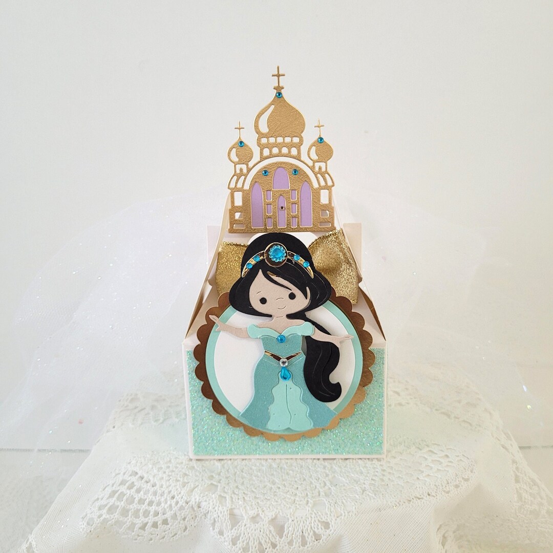 Princess Jasmine Favor Boxes: Birthday Party Decoration - Etsy
