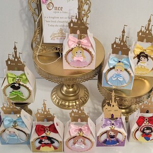 Princess Favor Boxes/ Princess Birthday Party Boxes/ Princess Party ...