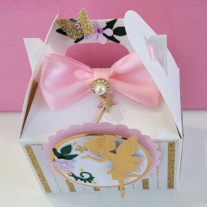 Pink Fairy Favor Boxes/garden Fairy Favor Boxes/ Pixie Favor Boxes ...