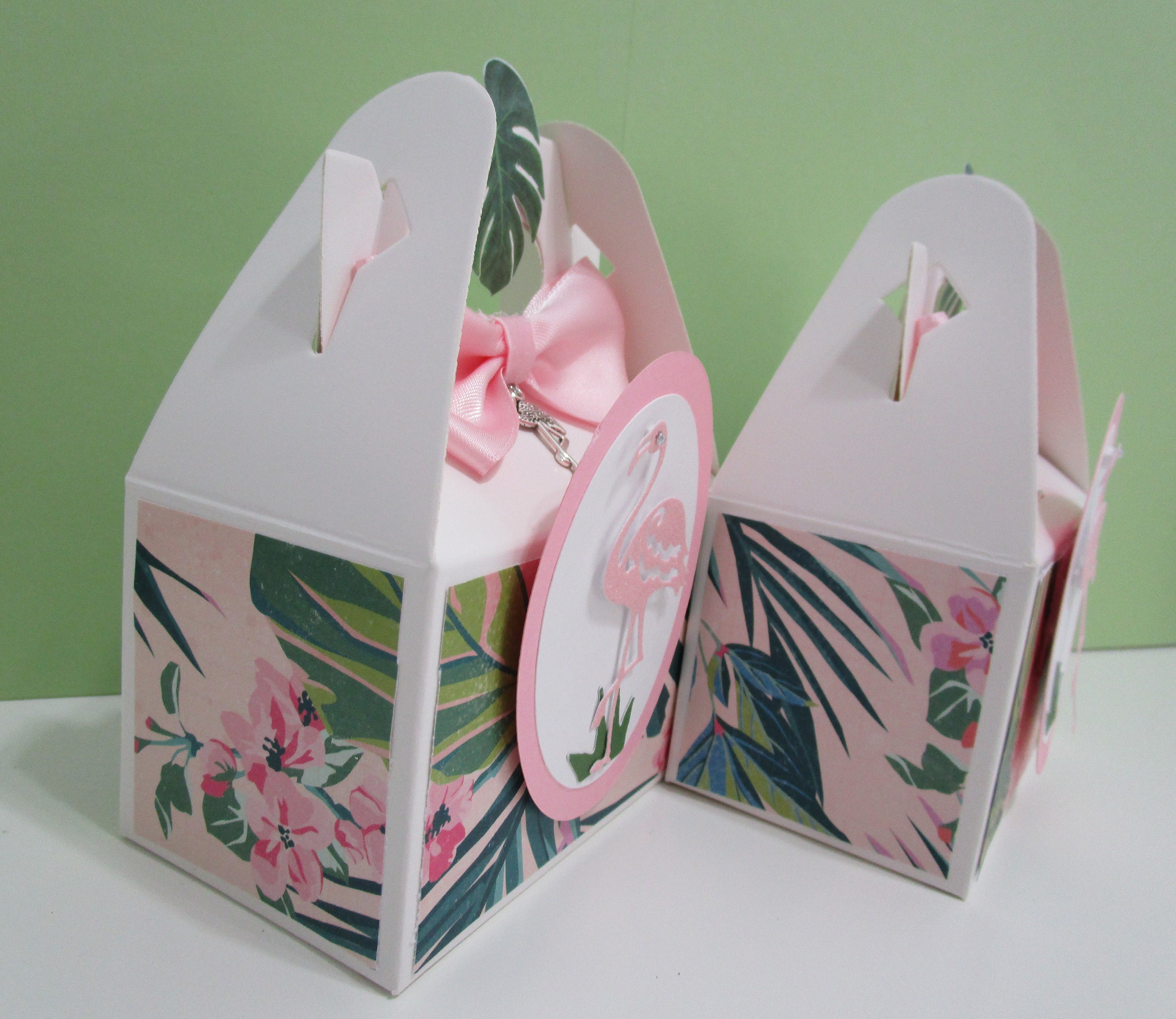 Flamingo Favor Boxes Flamingo Party Favors Flamingo Party - Etsy