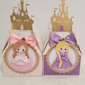 Princess Favor Boxes/ Princess Birthday Party Boxes/ Princess Party ...