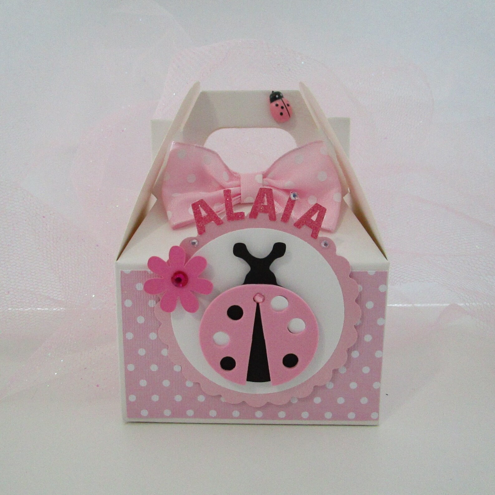 Ladybug Favor Boxes Pink Ladybug Favor Boxes Ladybug - Etsy