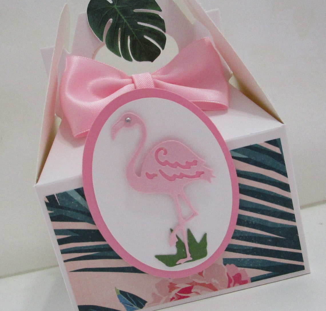 Flamingo Favor Boxes Flamingo Party Favors Flamingo Party - Etsy