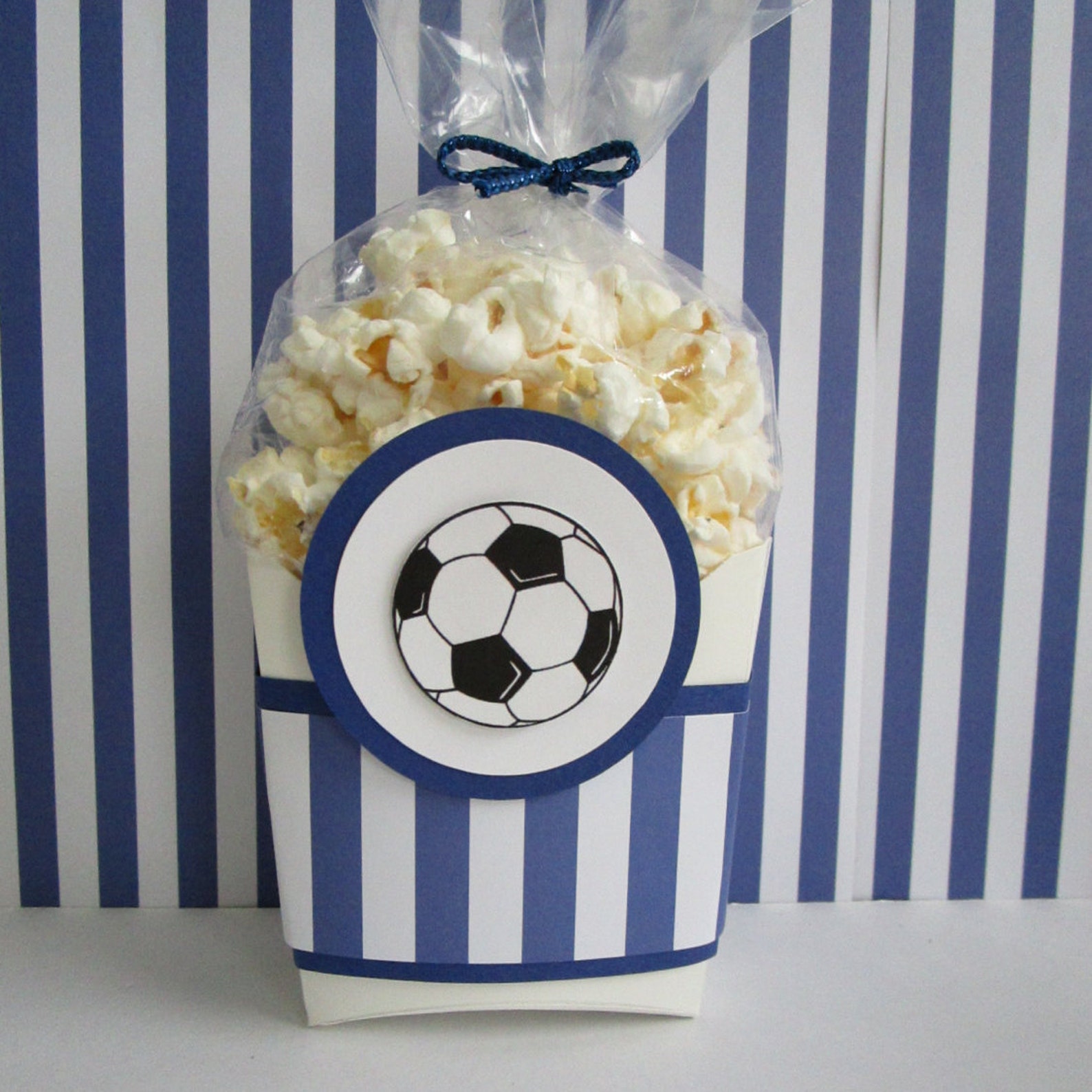 Soccer Ball Favor Boxes Soccer Ball Popcorn Boxes Soccer - Etsy
