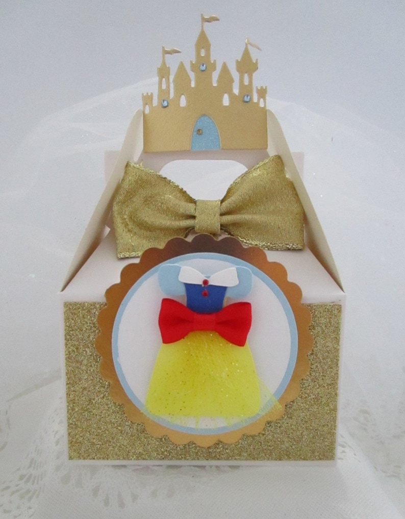 Snow White Favor Boxes Snow White Party Snow White Party - Etsy