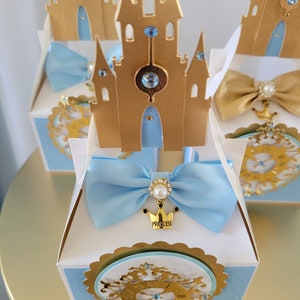 Cinderella Favor Boxes/once Upon a Time Party/cinderella Clock Favor ...