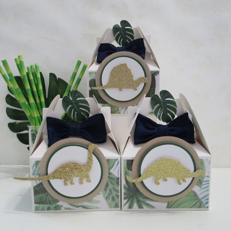 Dinosaur Favor Boxes Dinosaur Party Favors Dinosaur Birthday - Etsy