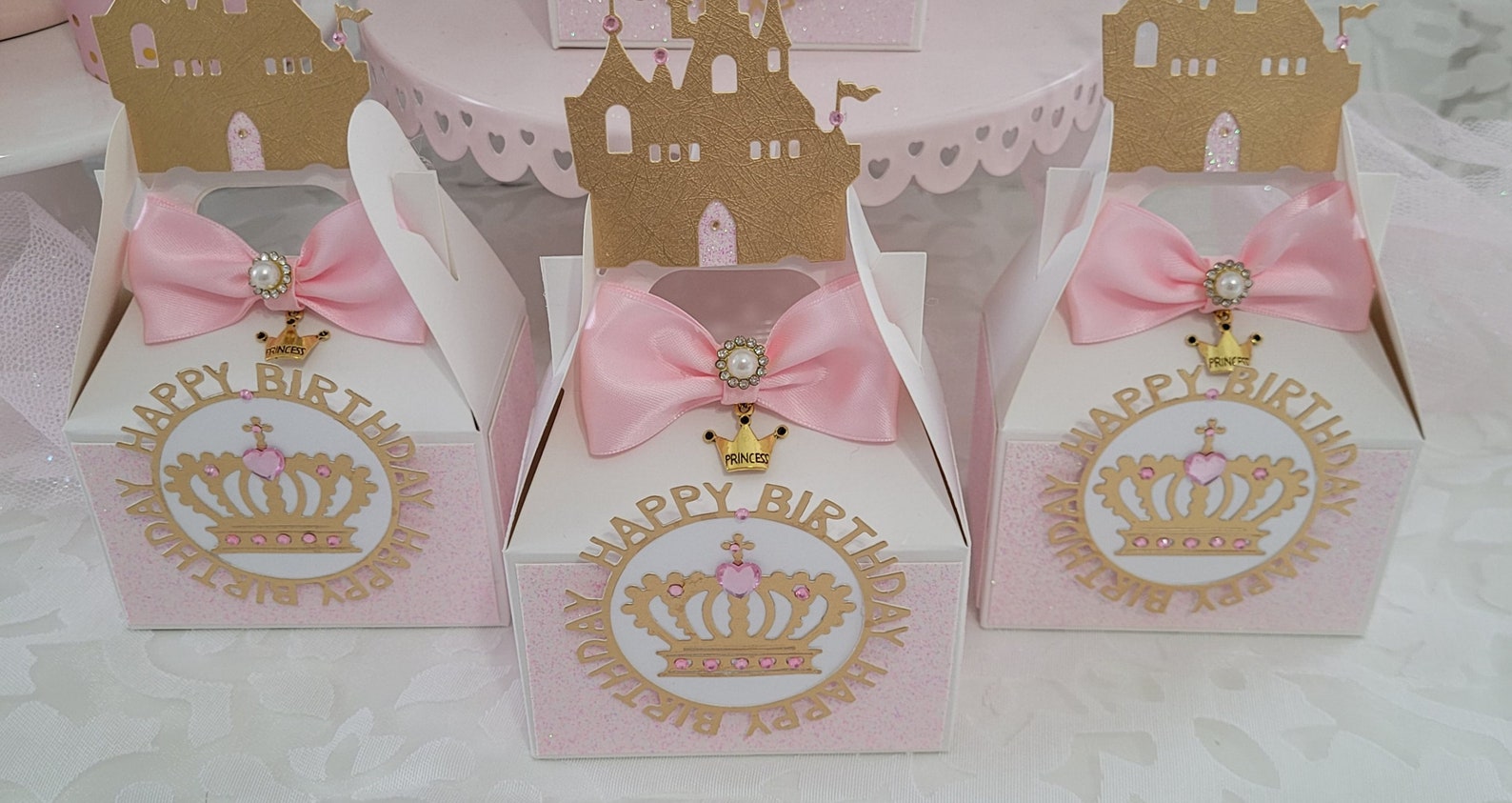 Princess Favor Boxes/birthday Favor Boxes/ Once Upon A Time Party ...
