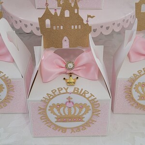 Princess Favor Boxes/birthday Favor Boxes/ Once Upon A Time Party ...