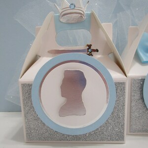 Cinderella Favor Boxes/cinderella Silver Castle Favor Boxes/once Upon a ...