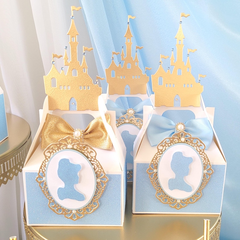 Cinderella Castle Favor Boxes: Princess Party Treat Boxes - Etsy