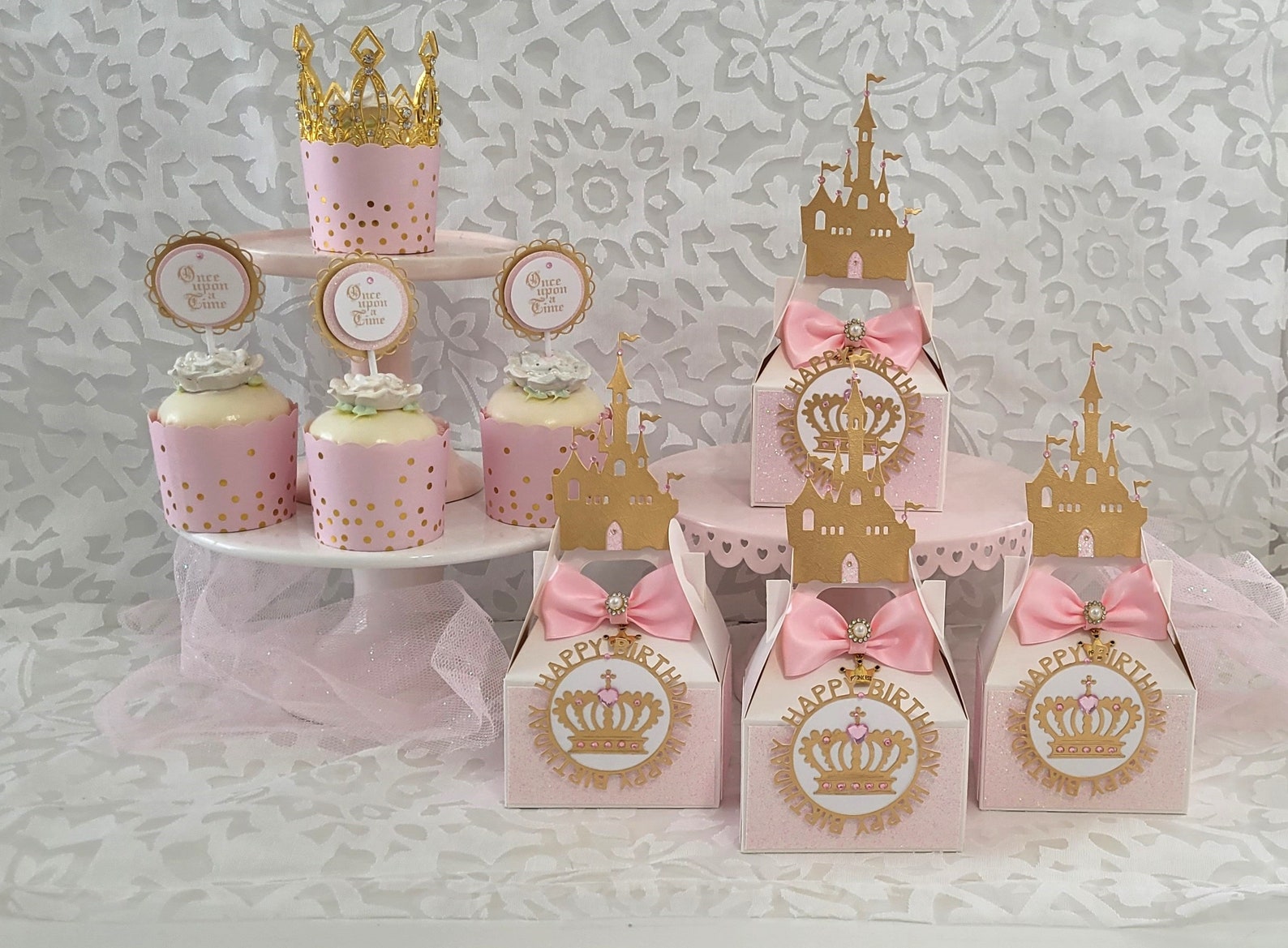 Princess Favor Boxes/birthday Favor Boxes/ Once Upon A Time Party ...