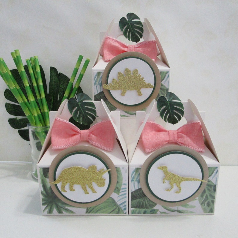 Dinosaur Favor Boxes Dinosaur Party Favors Dinosaur Birthday - Etsy