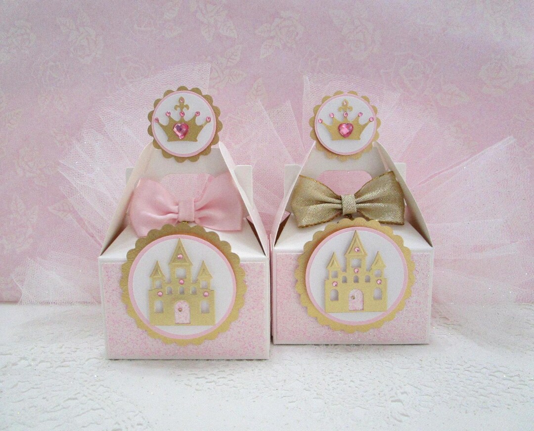 Princess Favor Boxes/gift Boxes/treat Boxes/princess Party Favors/party ...