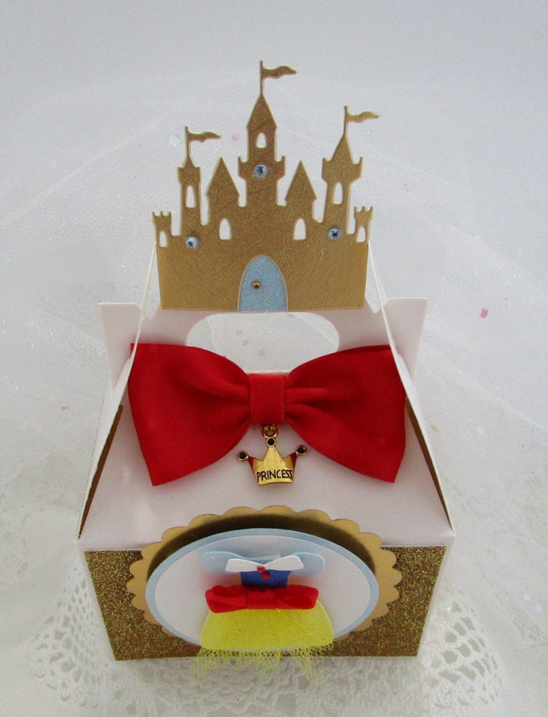 Snow White Favor Boxes Snow White Party Snow White Party - Etsy