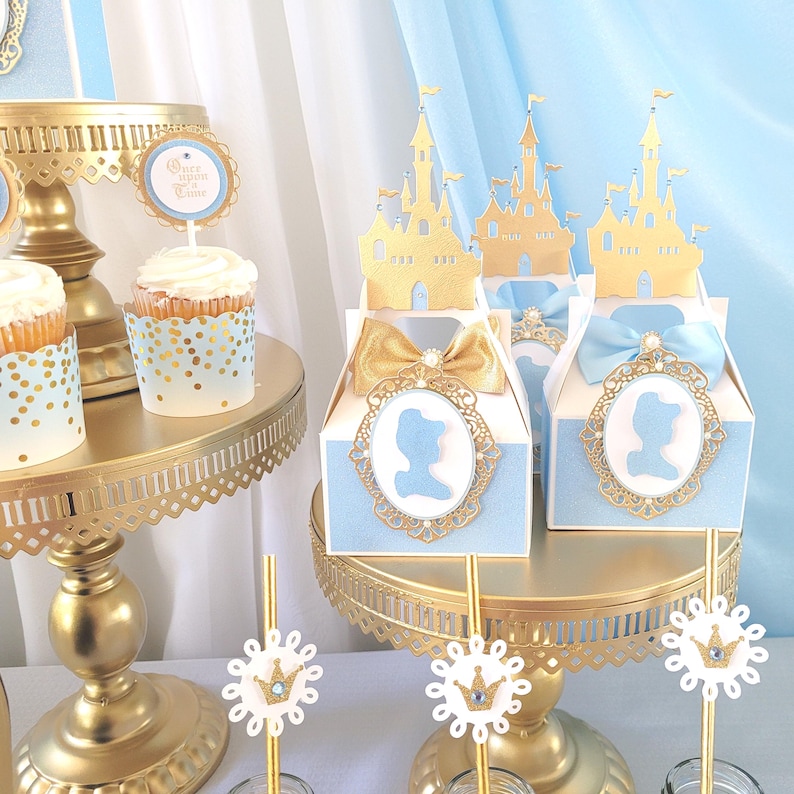 Cinderella Castle Favor Boxes: Princess Party Treat Boxes - Etsy