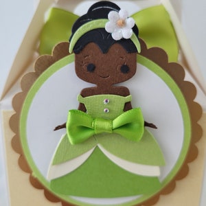 Little Tiana Favor Boxes/ Tiana Party Decorations/tiana Prince Favor ...