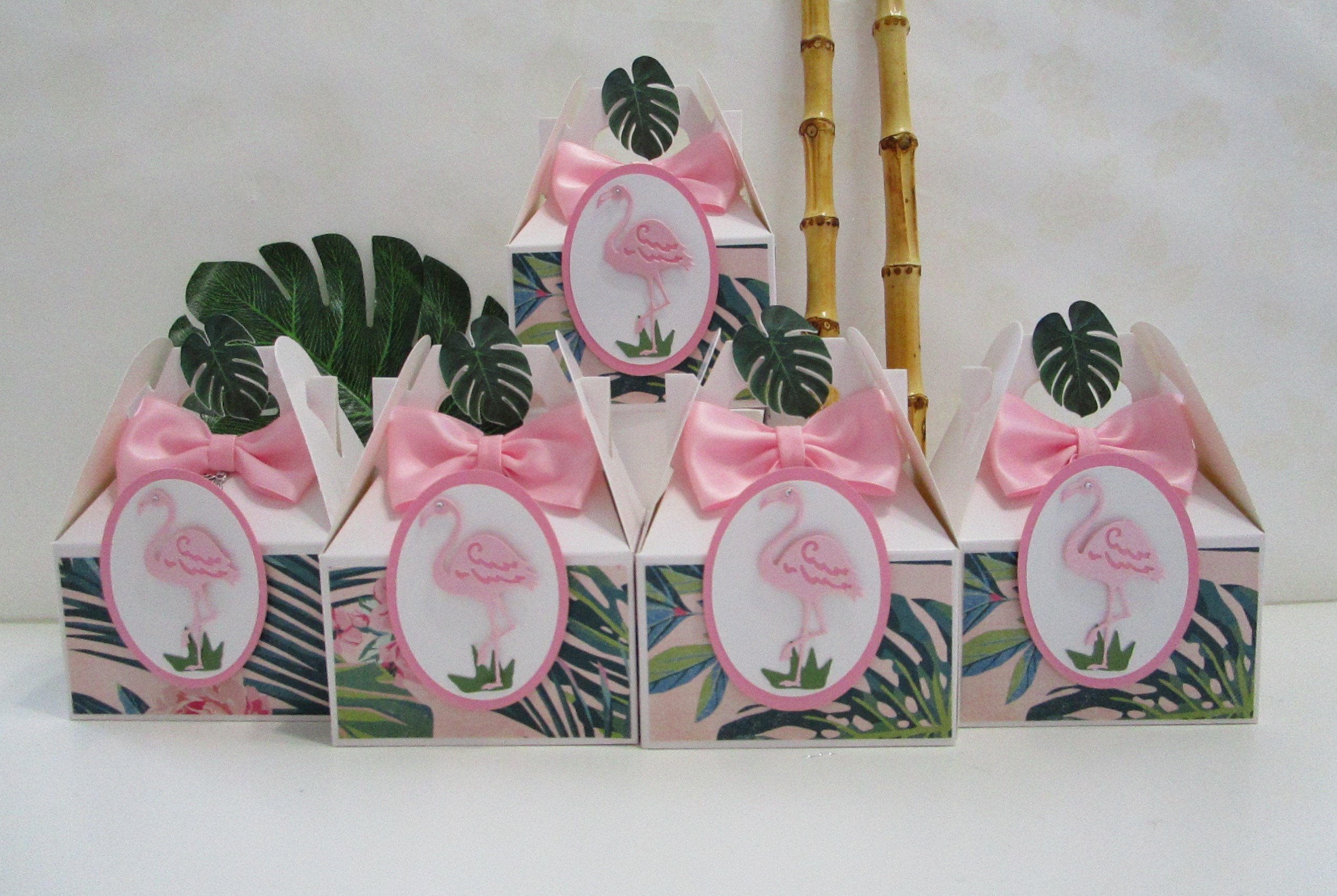 Flamingo Favor Boxes Flamingo Party Favors Flamingo Party - Etsy