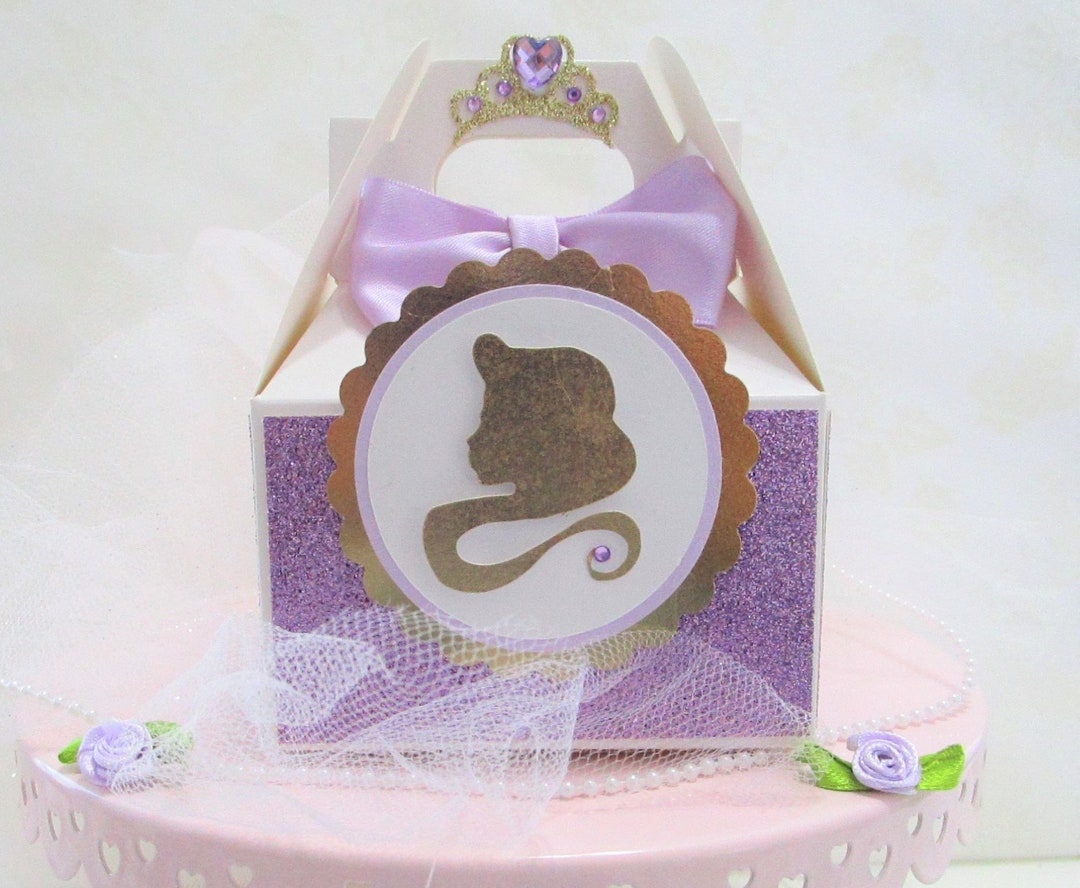 Rapunzel Favor Boxes, Princess Rapunzel Favor Boxes, Rapunzel Party ...