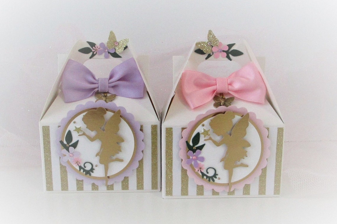 Fairy Favor Boxes Fairy Party Favors Fairy Birthday Fairy - Etsy