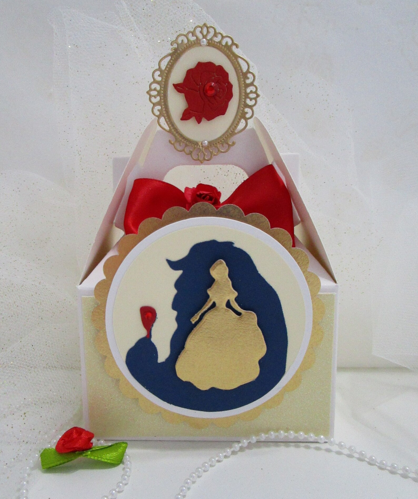 Belle Favor Boxes Belle Party Favors Belle Birthday - Etsy