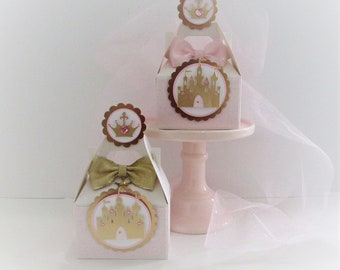 Printable Princess Favor Box Diy Favor Box Instant Download - Etsy