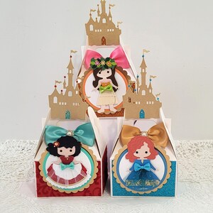 Princess Favor Boxes/ Princess Birthday Party Boxes/ Princess Party ...