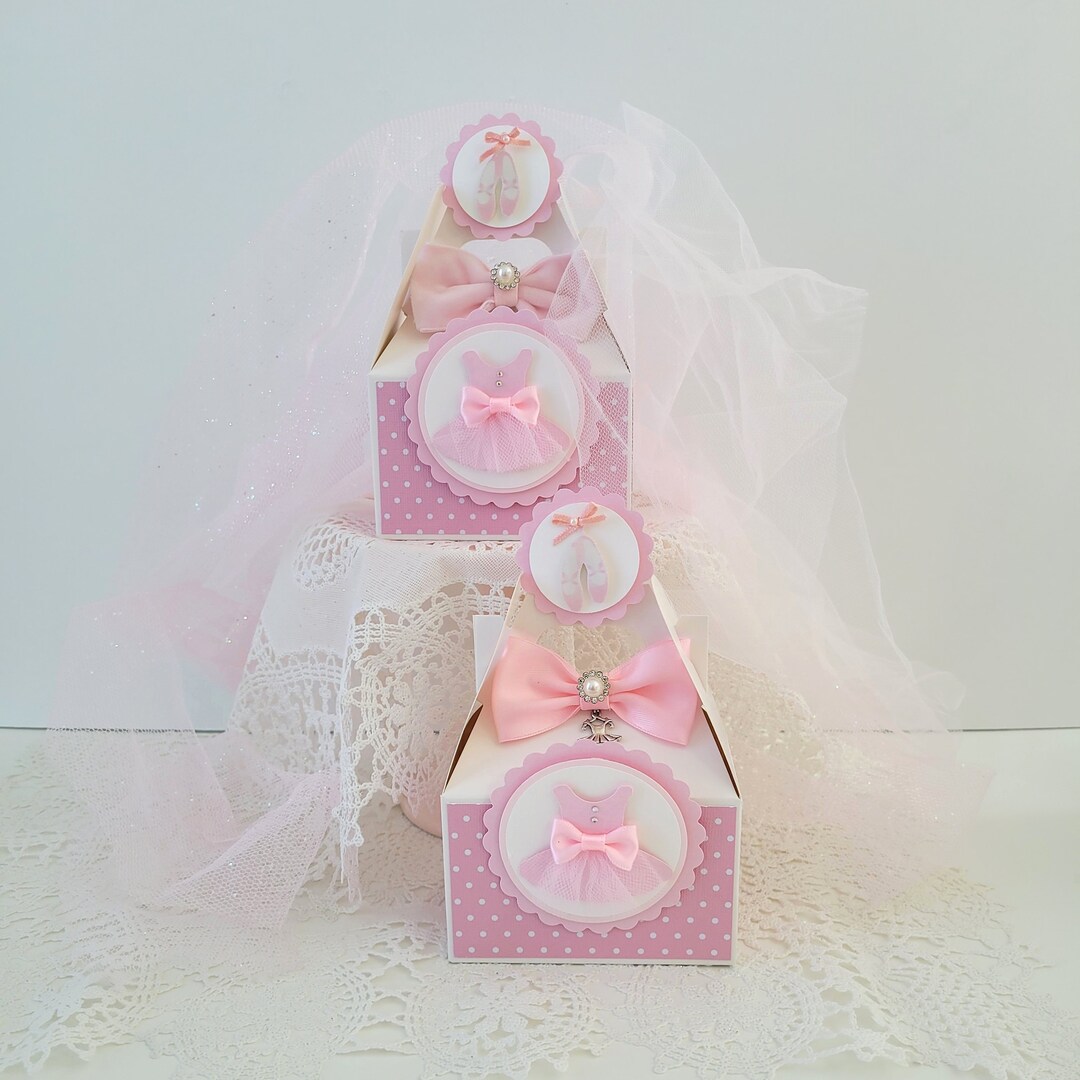 Ballerina Tutu Pink Favor Box/ Ballerina Party Decorations/ Ballerina ...