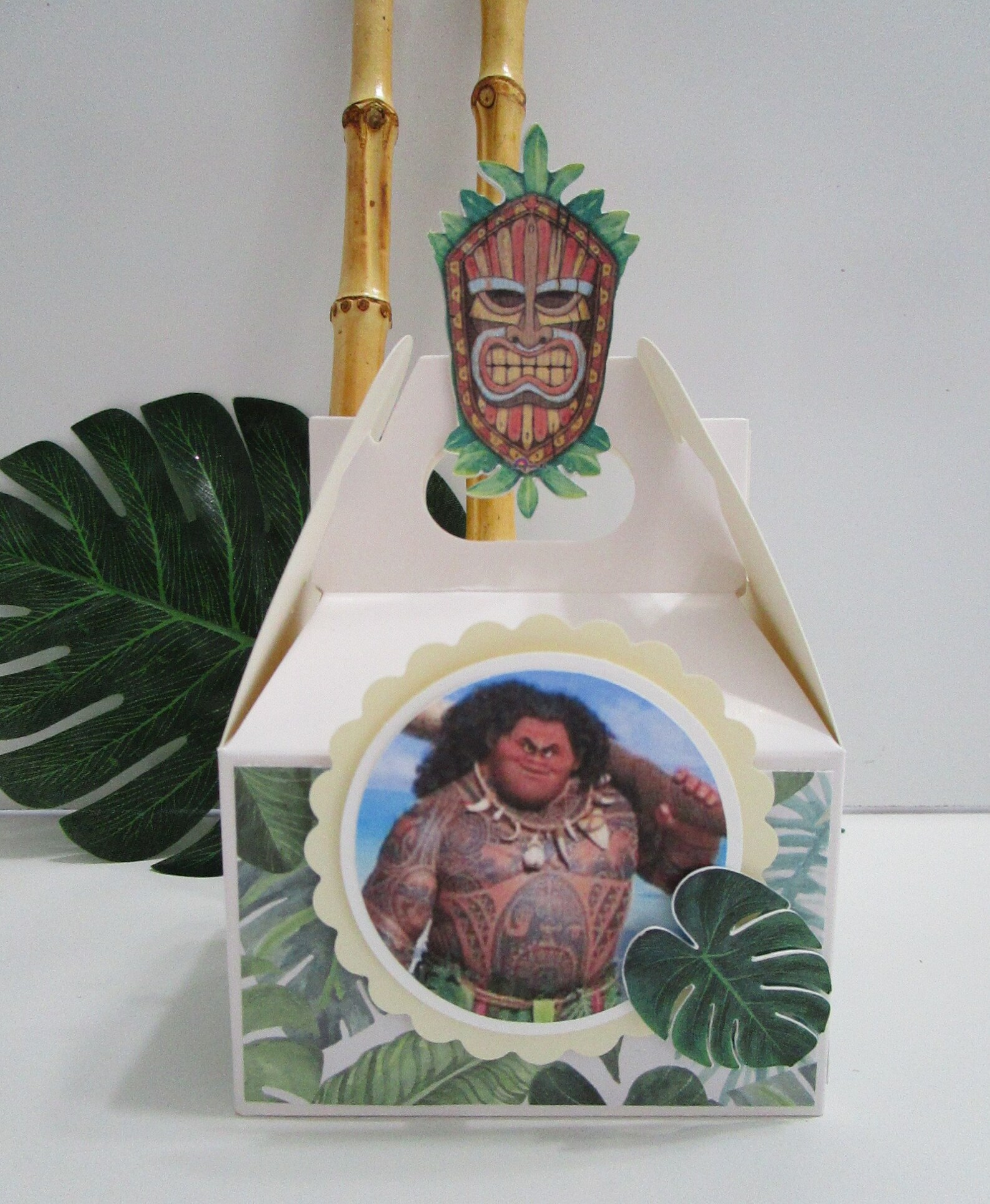 Moana Favor Boxes Maui Favor Boxes Moana Party Favors Moana | Etsy