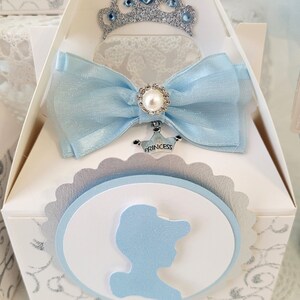 Cinderella Silver Tiara Favor Boxes /cinderella Party Decorations ...