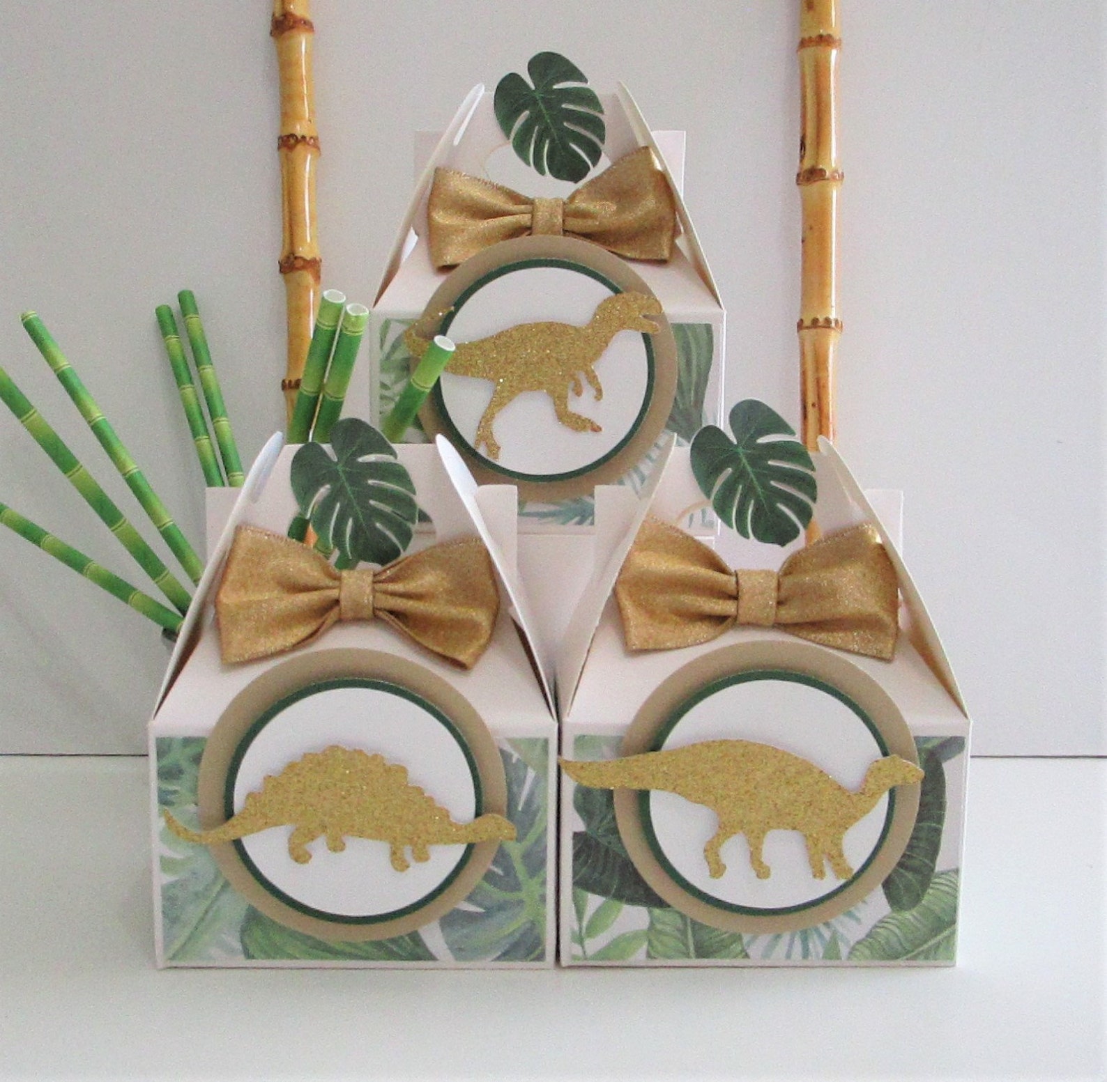 Dinosaur Favor Boxes Dinosaur Party Favors Dinosaur Birthday - Etsy