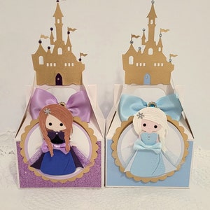 Princess Favor Boxes/ Princess Birthday Party Boxes/ Princess Party ...