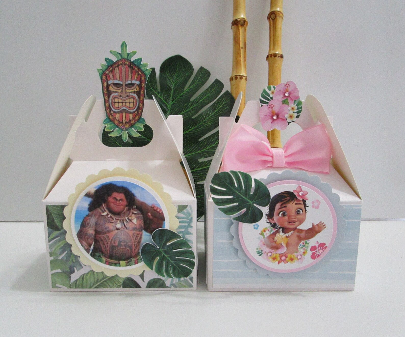 Moana Favor Boxes Maui Favor Boxes Moana Party Favors Moana | Etsy