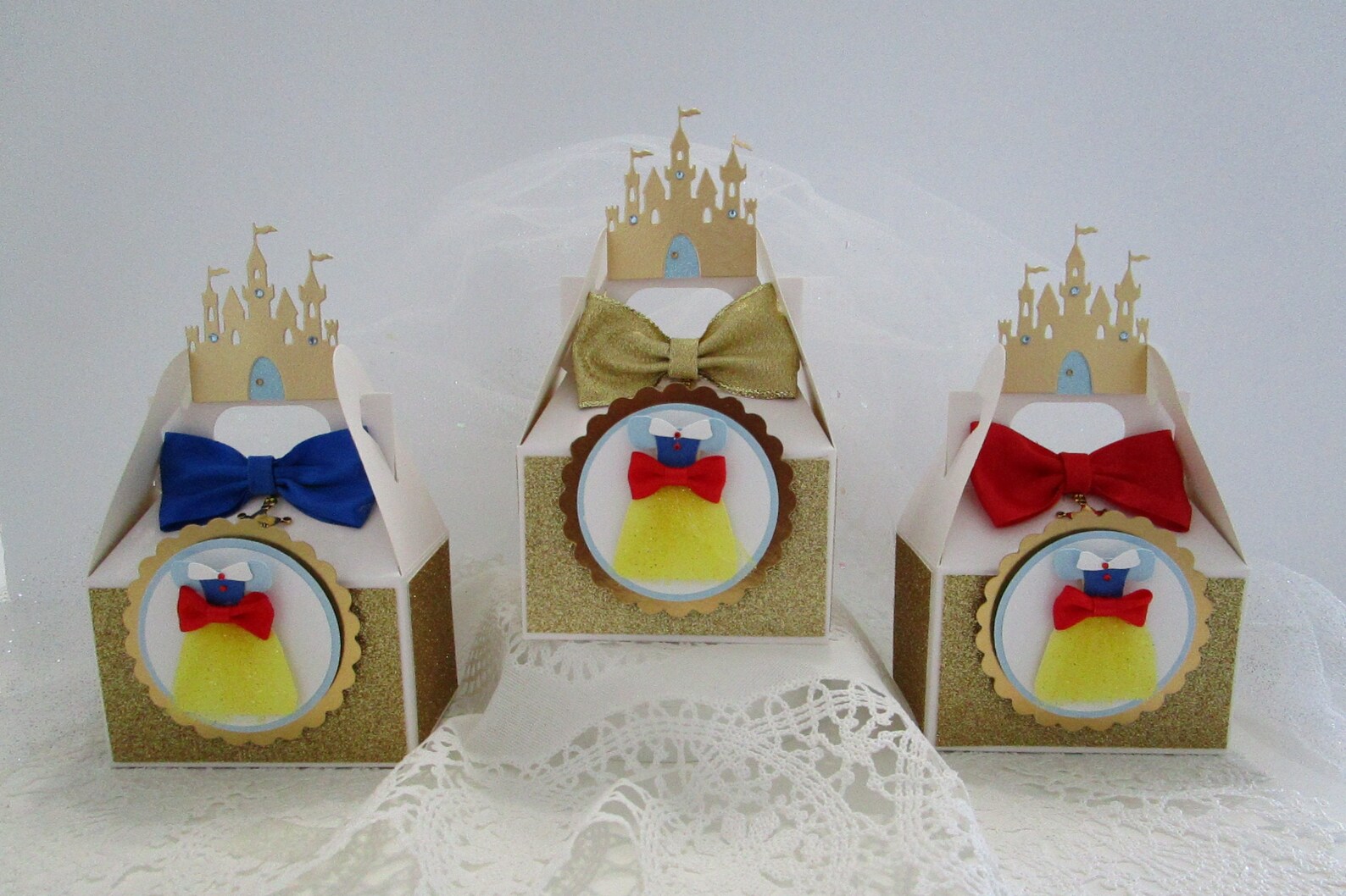 Snow White Favor Boxes Snow White Party Snow White Party - Etsy