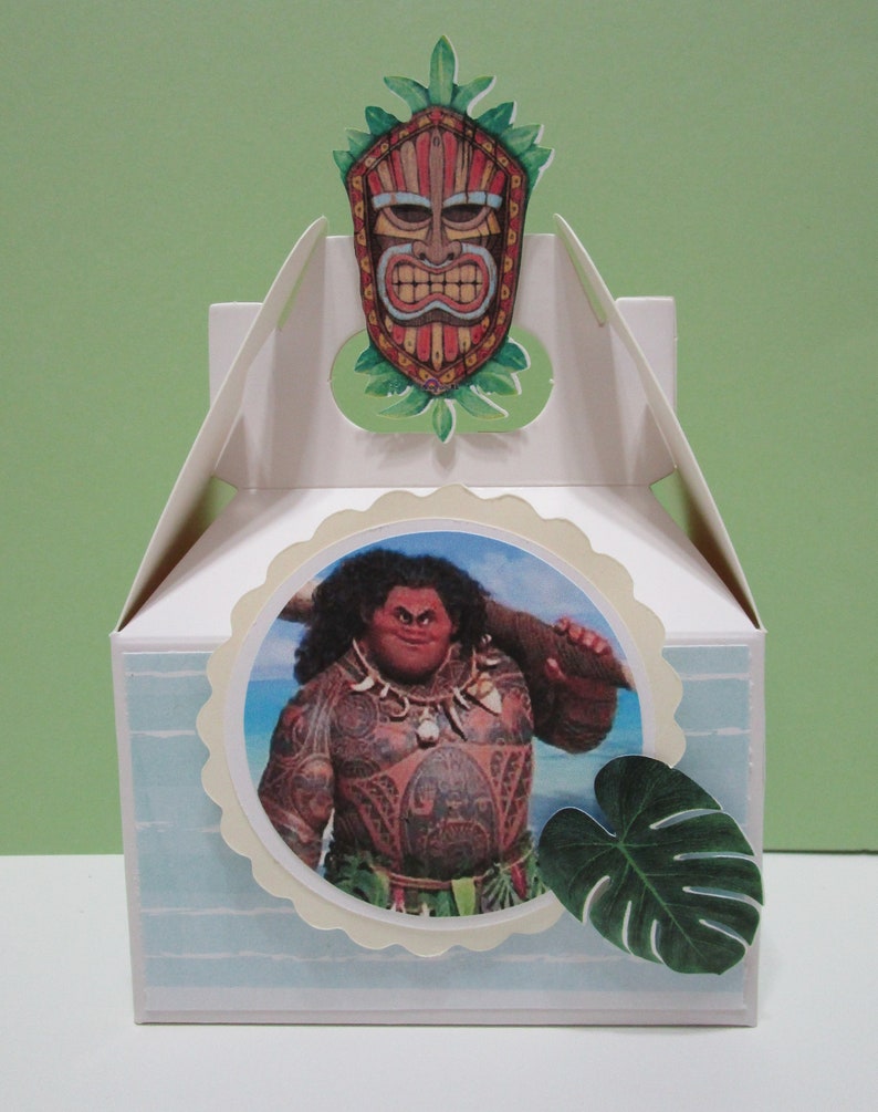 Moana Favor Boxes Maui Favor Boxes Moana Party Favors Moana | Etsy