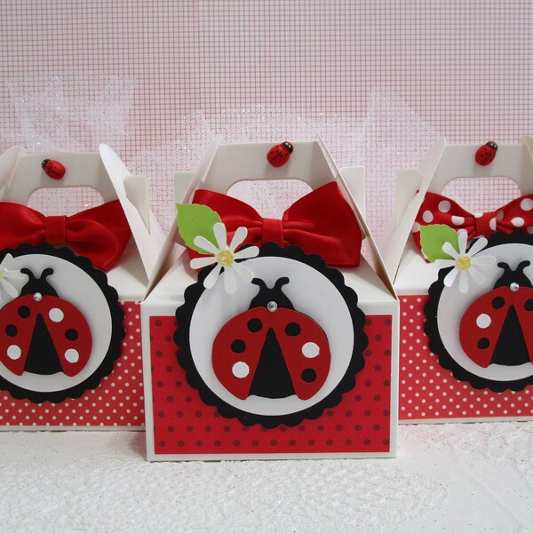 Ladybug Favor Bags - Etsy