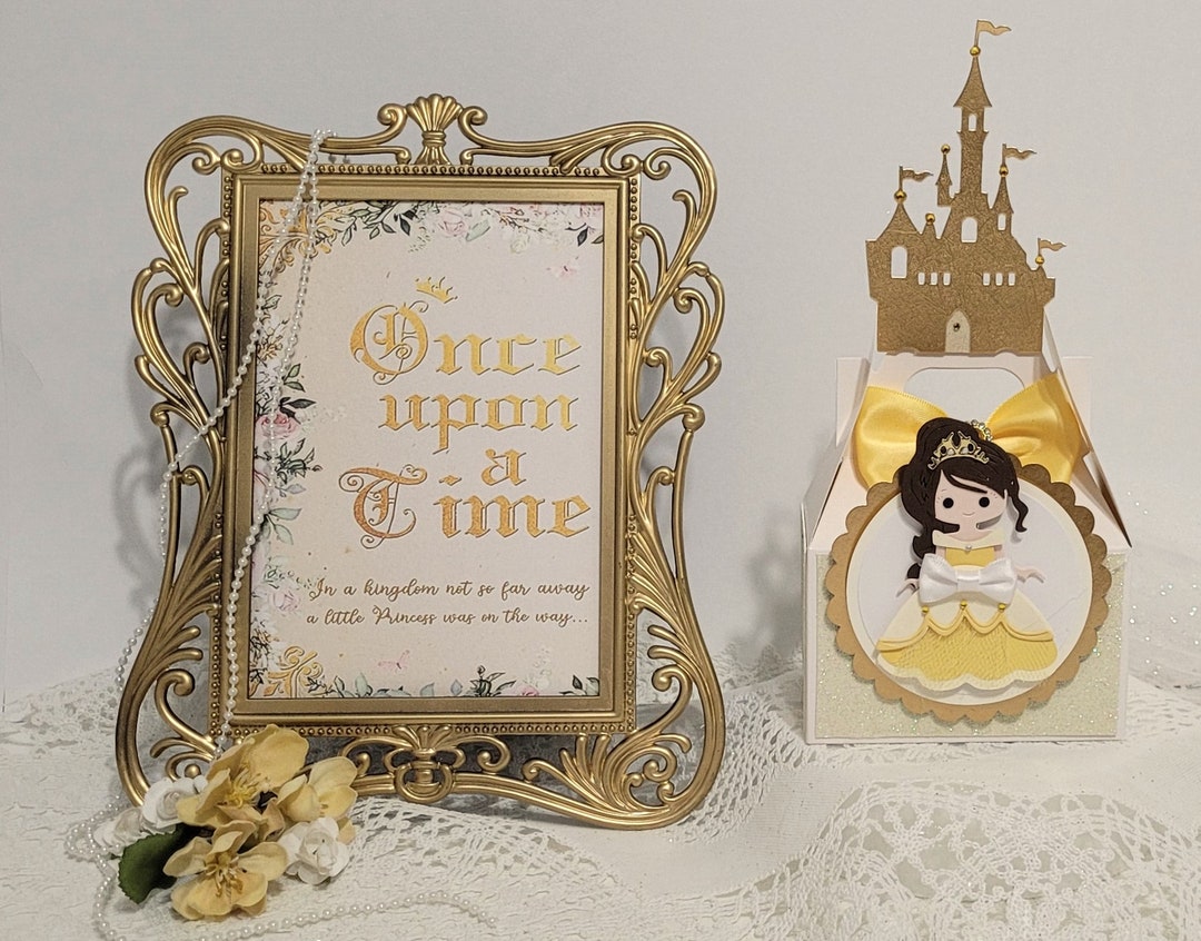 Belle Favor Boxes/belle Birthday Party Decorations/belle Party Favors ...