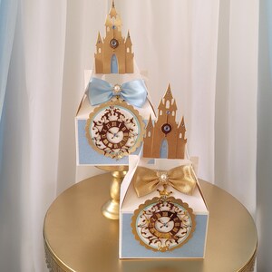 Cinderella Favor Boxes/once Upon a Time Party/cinderella Clock Favor ...
