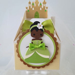 Little Tiana Favor Boxes/ Tiana Party Decorations/tiana Prince Favor ...