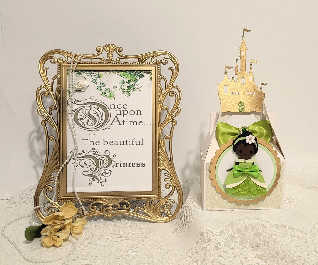 Tiana Favor Boxes/ Tiana Party Decorations/tiana Prince Favor Boxes ...