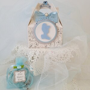 Cinderella Silver Tiara Favor Boxes /cinderella Party Decorations ...