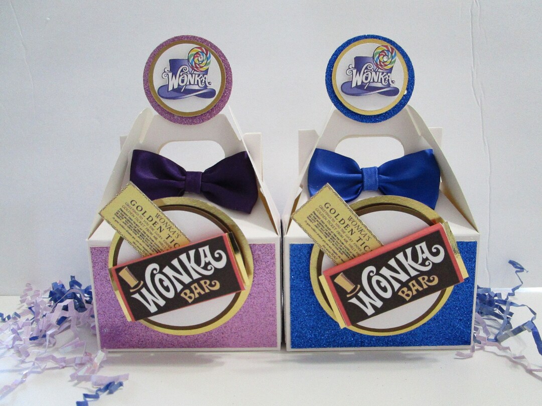 Willie Wonka Favor Boxes, Willie Wonka Party Favors. - Etsy