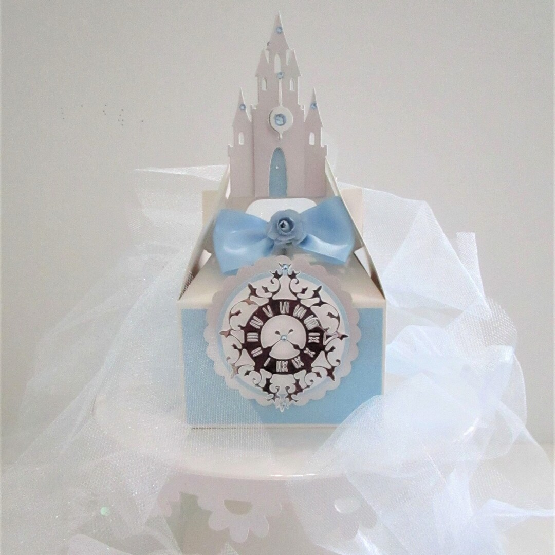 Cinderella Clock Favor Boxes, Cinderella Birthday Favors Boxes ...