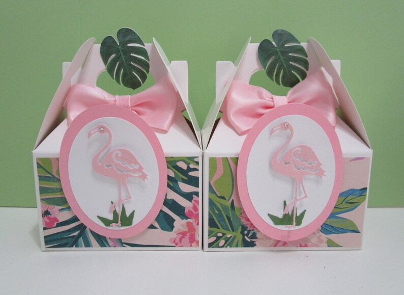 Flamingo Favor Boxes Flamingo Party Favors Flamingo Party | Etsy