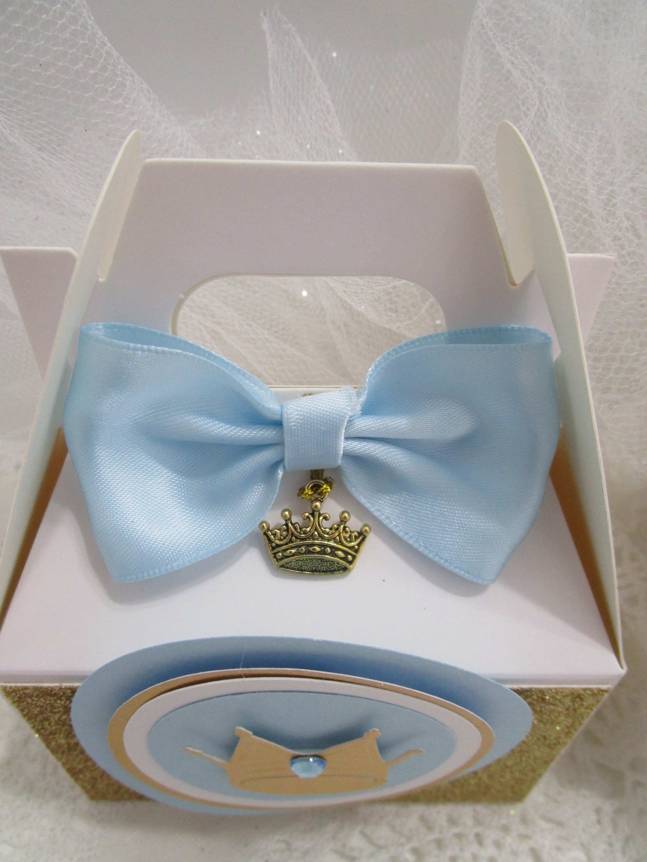 Princess and Prince Favor Boxes Princess and Prince Party - Etsy
