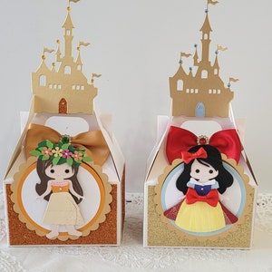 Princess Favor Boxes/ Princess Birthday Party Boxes/ Princess Party ...