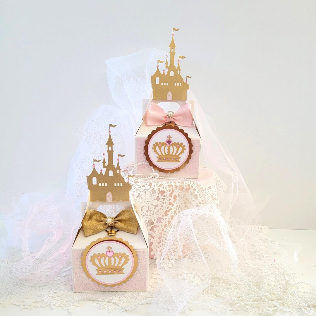 Princess Favor Boxes/birthday Favor Boxes/ Once Upon A Time Favor Boxes ...