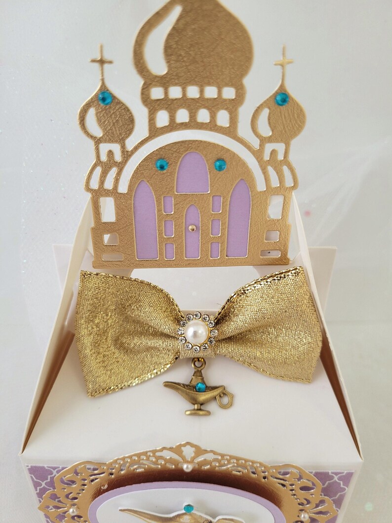 Jasmine Aladdin Favor Boxes: Genie Lamp Party Treat Box - Etsy