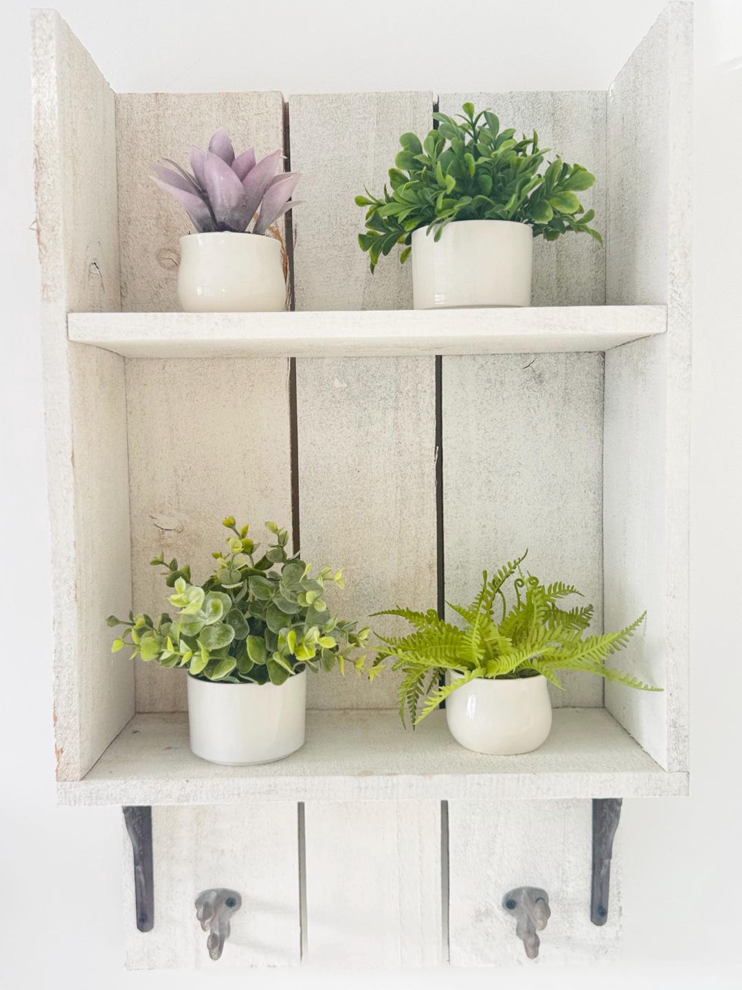 Small Greenery Arrangement, Centerpiece, Tray Decor - Etsy